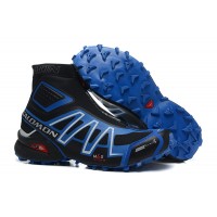 Salomon Snowcross CS Trail Running In Black Blue Shoe For Men Salomon Snowcross CS 12 adv skin
